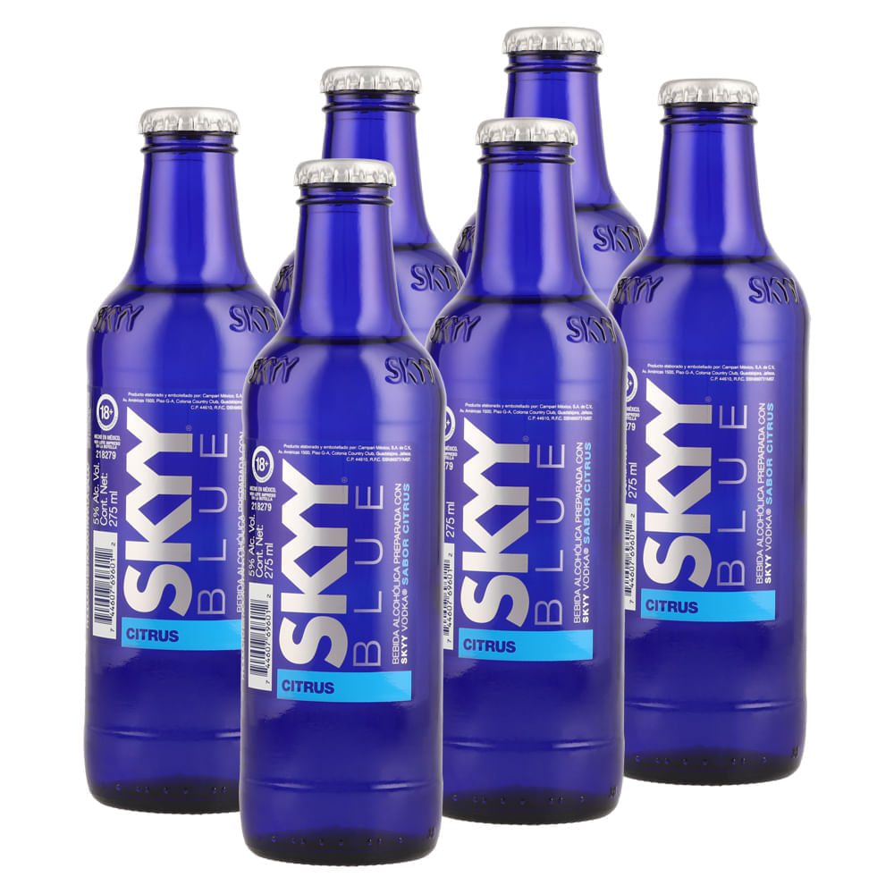 Skyy Blue Citrus 275ml (6pz) - Bodegas Alianza
