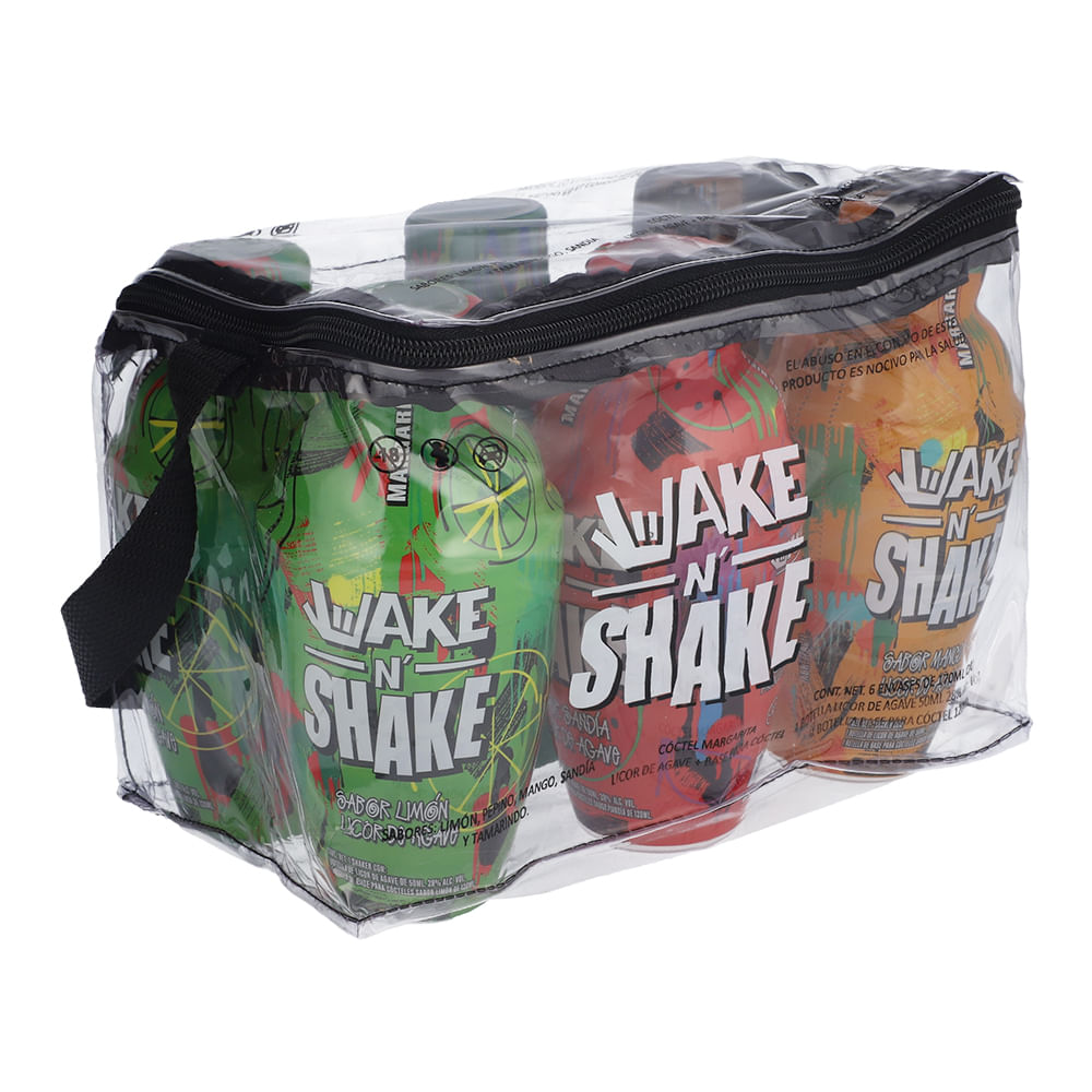 Wake N Shake 6 envases 170 ml c/u - Bodegas Alianza