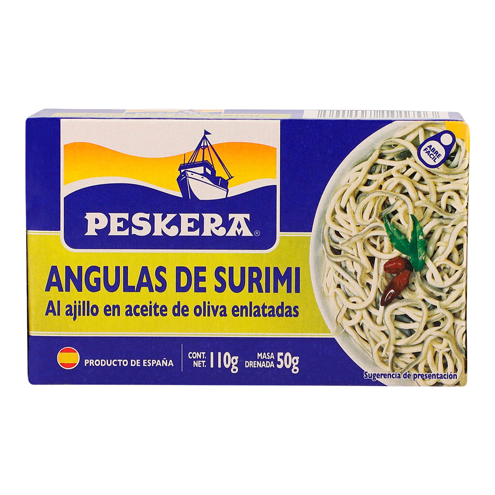 Angulas de Surimi Ajillo Peskera 110 g - Bodegas Alianza