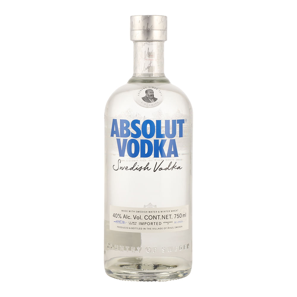 Vodka Absolut Azul Nueva Presentación 750ml - Bodegas Alianza