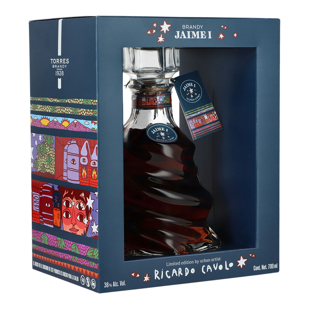 Brandy Jaime I Edición Ricardo Cavolo 700 ml - Bodegas Alianza
