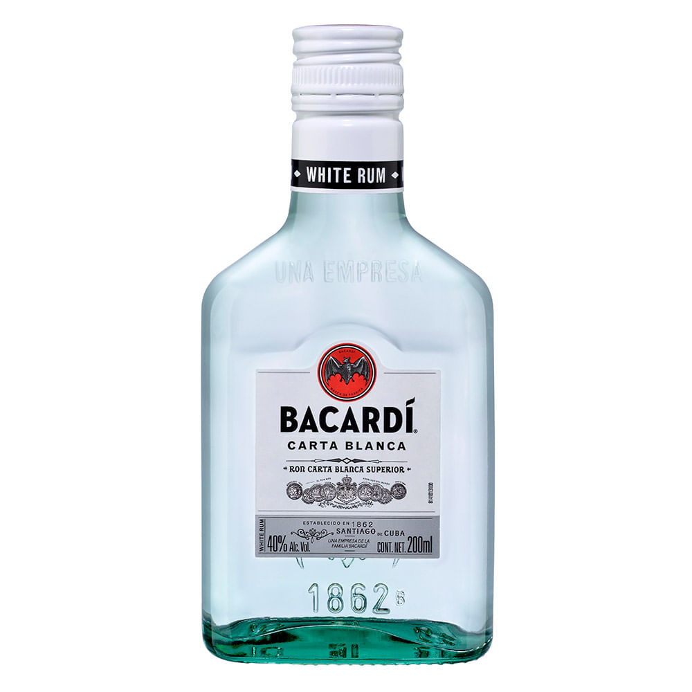 Ron Bacardi Blanco Nva Pres 200 ml - Bodegas Alianza