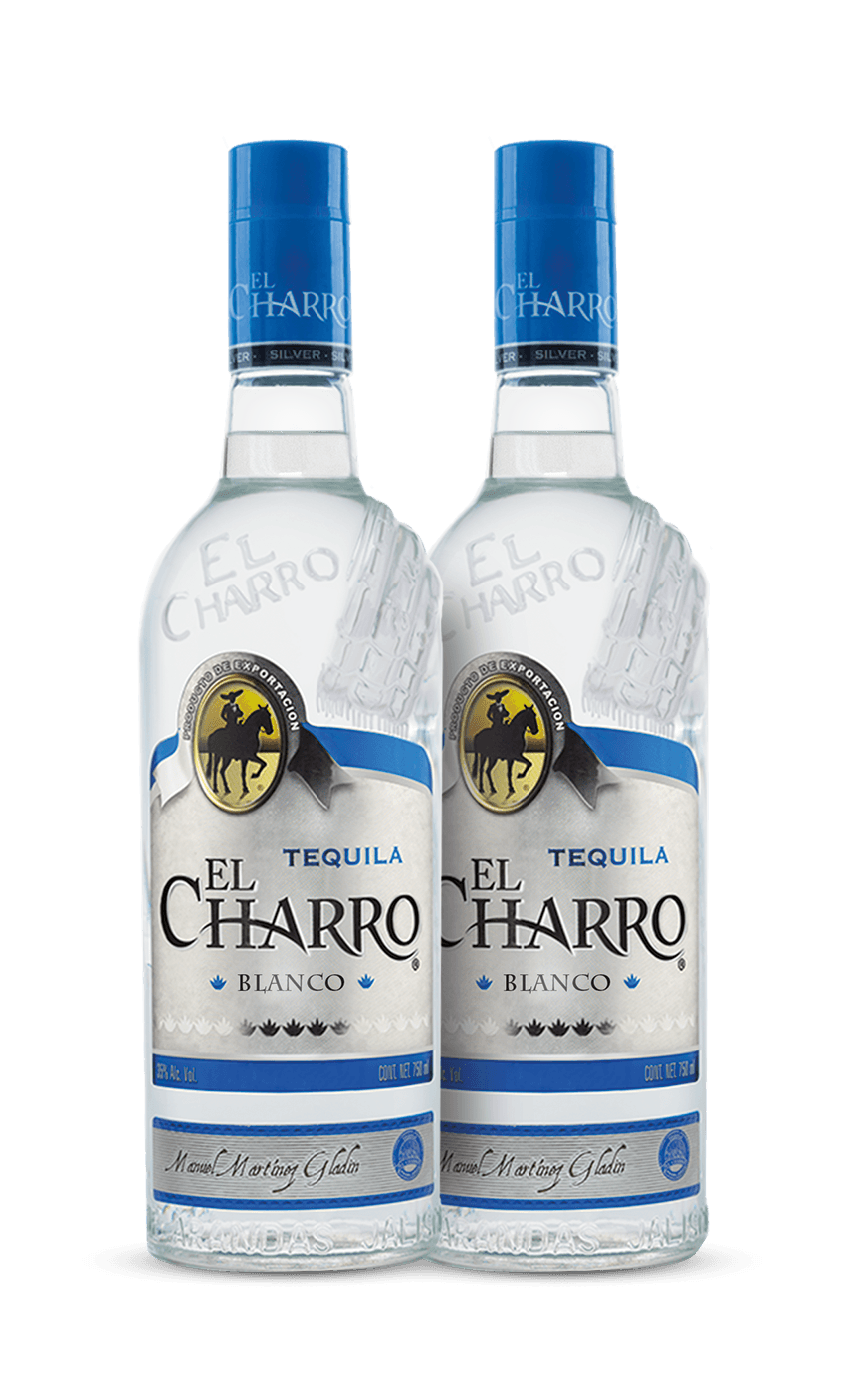 Tequila El Charro Blanco 750 ml (2 Bt) - Bodegas Alianza
