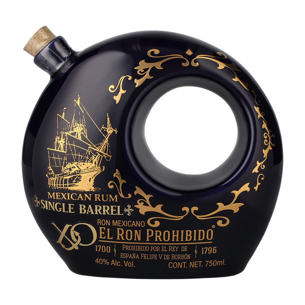 Ron Añejo Prohibido XO Solera 750 ml - Bodegas Alianza