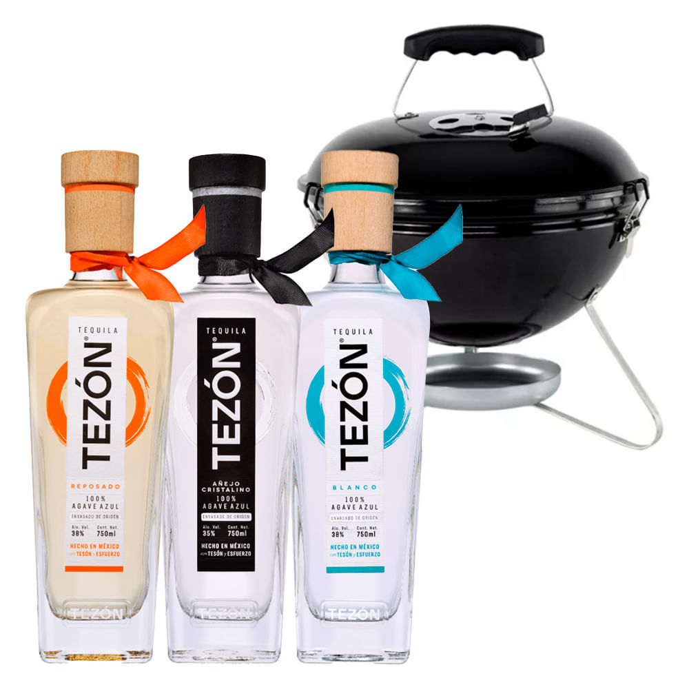 Paquete Teq. Tezon C/Asador 750 ml - Bodegas Alianza