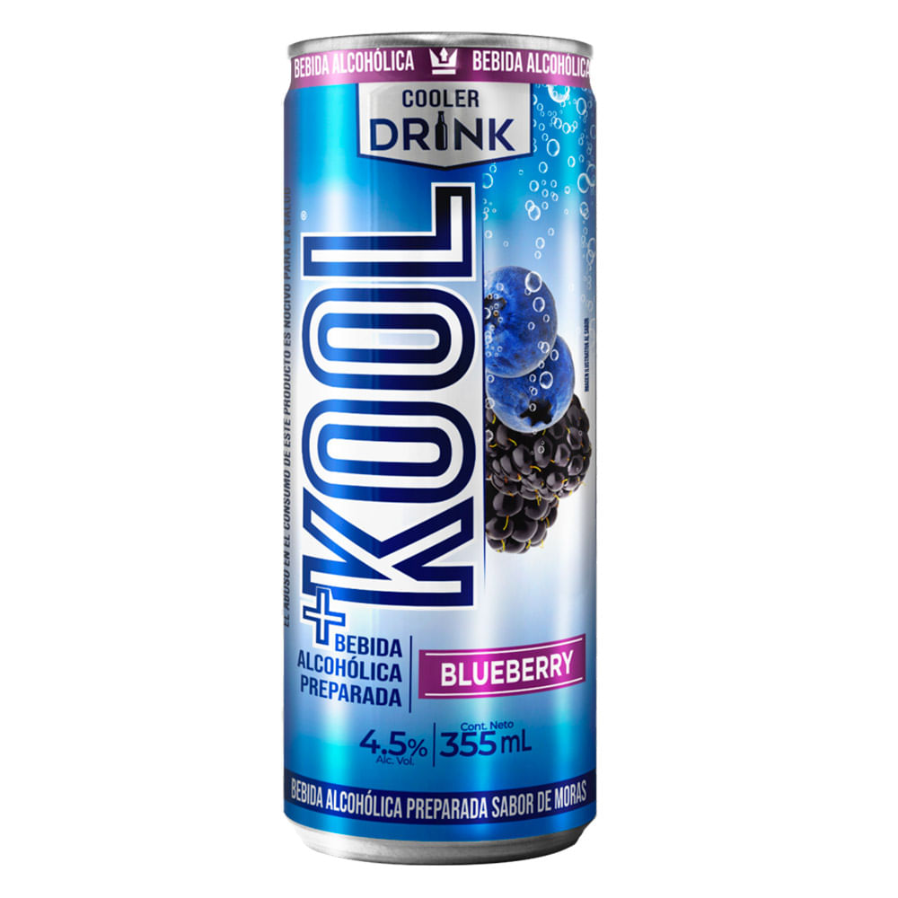 Kool Blueberry 355 ml (6pz) - Bodegas Alianza