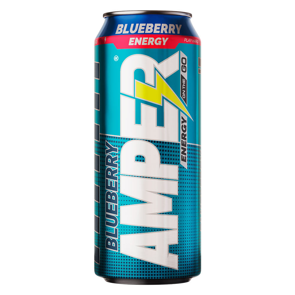 Amper Energy Blueberry 473 ml (6pz) - Bodegas Alianza
