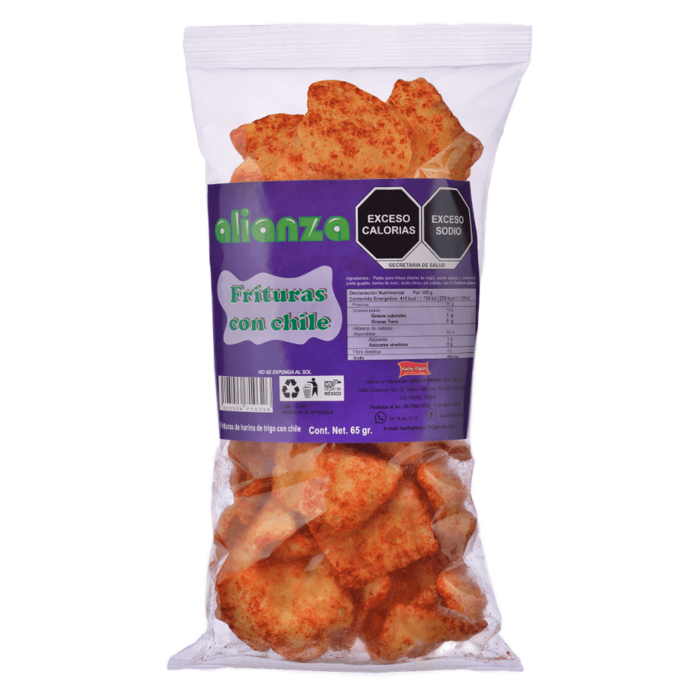 Frituras Con Chile Alianza 65 g - Bodegas Alianza