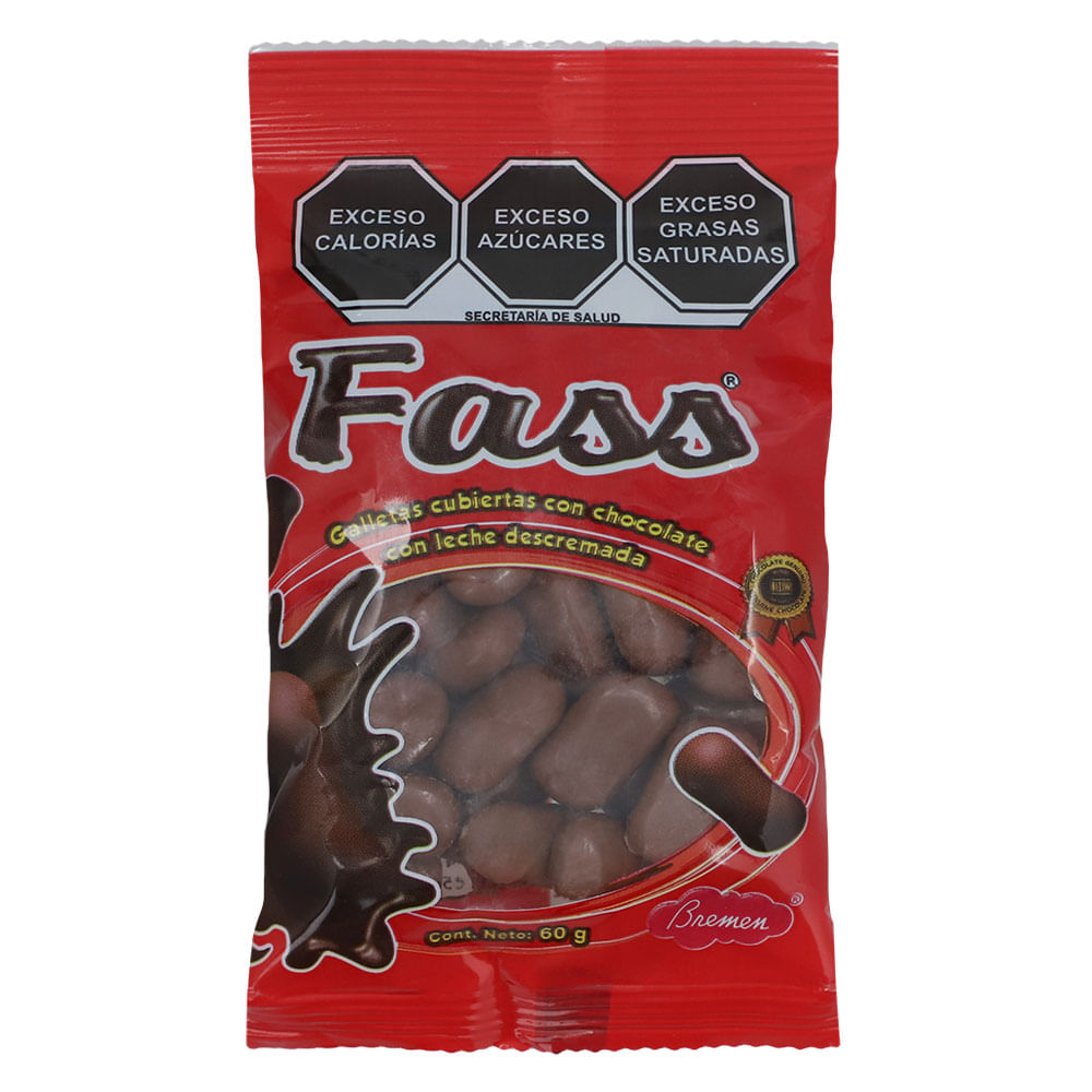 Fass Galleta C/Chocolate Bremen (3Pz X 60 g) 60 g - Bodegas Alianza