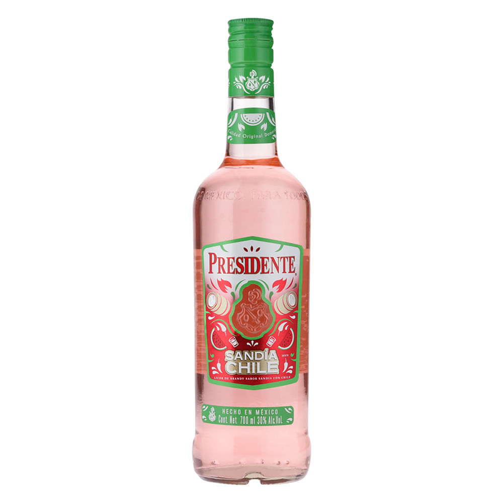 Licor De Brandy Presidente Sandia Chile 700 ml - Bodegas Alianza