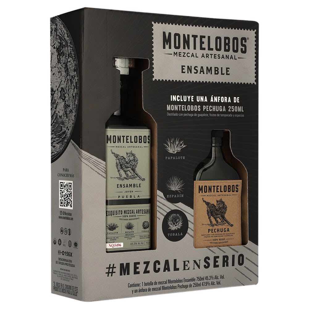 Mezcal Montelobos Joven Ens C/Pechuga 200 ml 750 ml - Bodegas Alianza