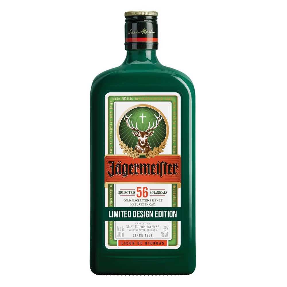 Licor Jägermeister 56.ª Edición Verde 700 ml - Bodegas Alianza