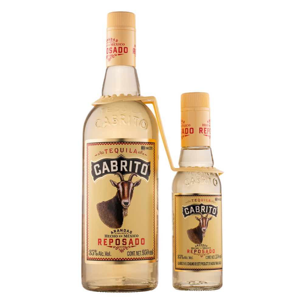 Tequila Cabrito Reposado 950 ml c/pachita 250 ml - Bodegas Alianza