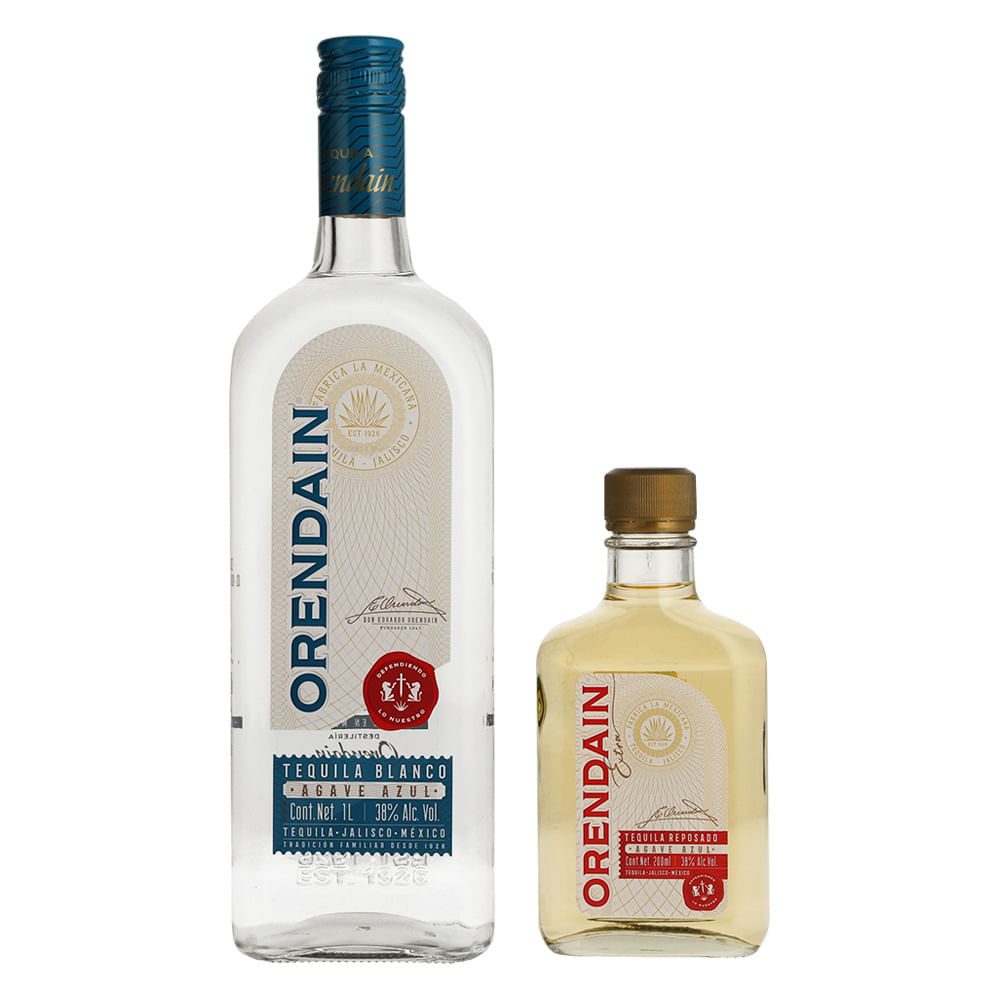 Tequila Orendain Blanco 1 L C/Reposado 200 ml - Bodegas Alianza