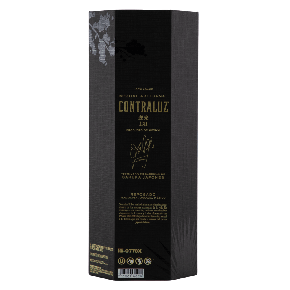 Mezcal Contraluz 11:11 Reposado Sakura 700 ml - Bodegas Alianza