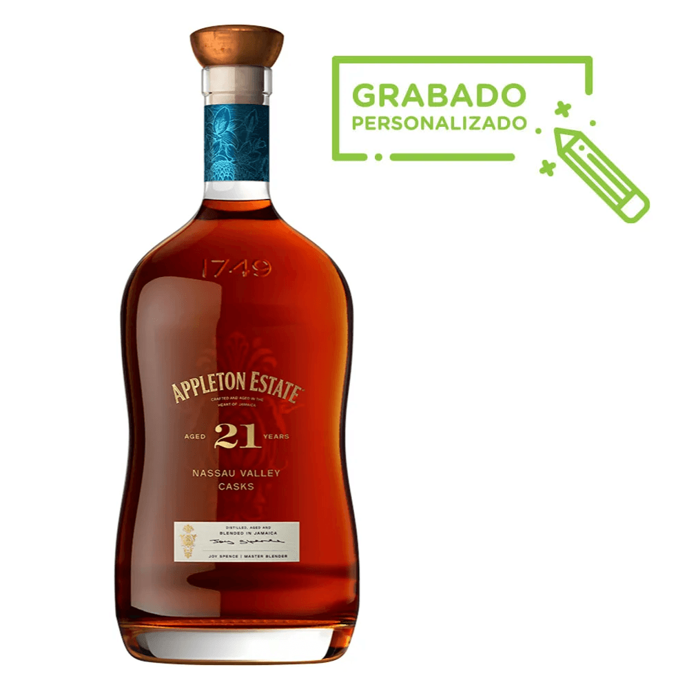 Ron Appleton Estate 21 Años 750 ml Grabado - Bodegas Alianza